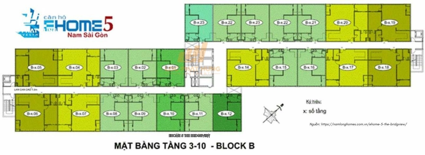 Ehome 5 The BridgeView Quận 7 Bảng Giá Bán 12/2025 từ Nam Long